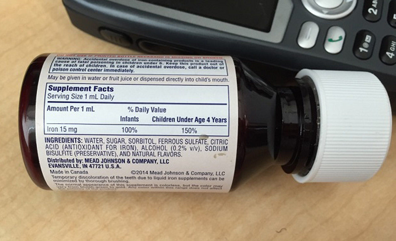 Ironing out confusing product labeling for iron supplements